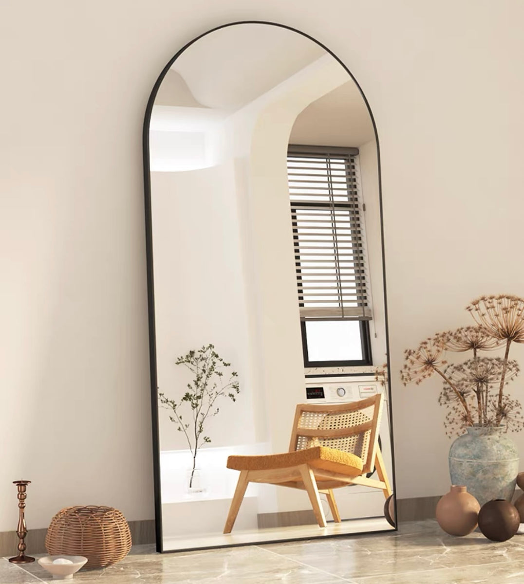 Arched Dreesing Mirror 1200*1800mm - Freestanding & Wallhung – Midea Homes