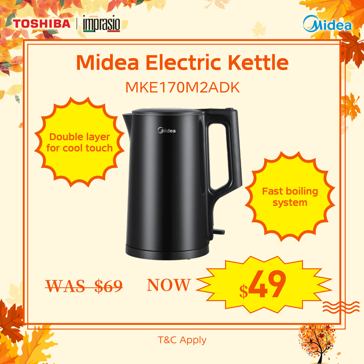 Midea Electric Kettle MKE170M2ADK – Midea Homes