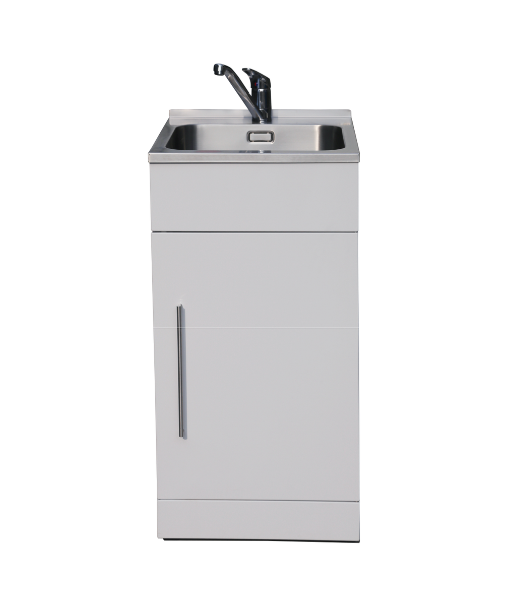 Small 460mm Laundry Tub with Stainless Steel Mixer Tap – Midea Homes